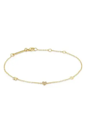 Zoe Chicco Itty Bitty Xo Pavé Diamond Bracelet