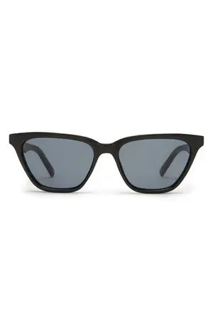 Le Specs Le Specs Steadfast 51mm Gradient D-Frame Sunglasses Black