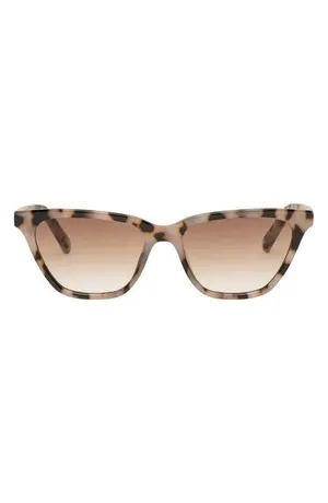 Le Specs Steadfast 51mm Gradient D-frame Sunglasses - Cookie Tort