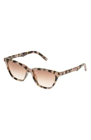 Le Specs Steadfast 51mm Gradient D-frame Sunglasses - Cookie Tort