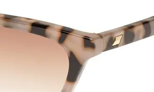 Le Specs Steadfast 51mm Gradient D-frame Sunglasses - Cookie Tort