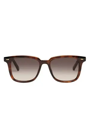 Le Specs Le Specs Steadfast 51mm Gradient D-Frame Sunglasses Tort