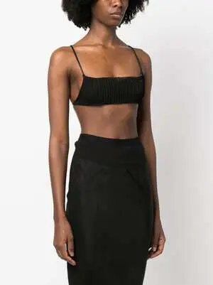 A. ROEGE HOVE Emma Ribbed-knit Bra Top