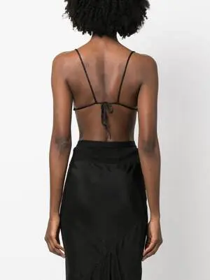 A. ROEGE HOVE Emma Ribbed-knit Bra Top