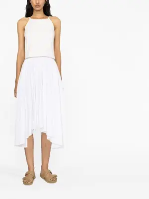 Michael Kors High-waisted Asymmetric Hem Skirt