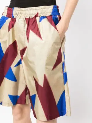 PIERRE-LOUIS MASCIA Abstract-print Bermuda Shorts