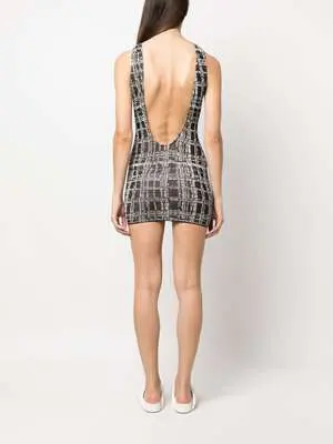 VITELLI Sleeveless Knitted Minidress - Black