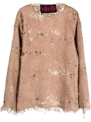 VITELLI Distressed-effect Doomboh® Jumper