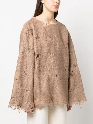 VITELLI Distressed-effect Doomboh® Jumper