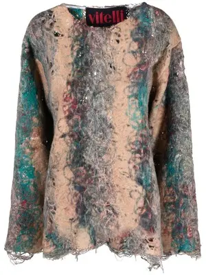 VITELLI Distressed-effect Doomboh® Jumper
