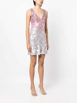 jenny packham ombre sequin dress Jenny Packham Louanna Ombre Sequin Strappy Illusion Gown