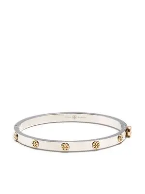 Tory Burch Miller 5mm Hinge Bracelet - Silver