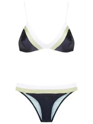 LYGIA & NANNY Joaquina Two-piece Bikini Set - Blue