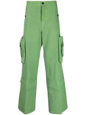 WINNIE N.Y.C Layered Cotton Cargo Trousers