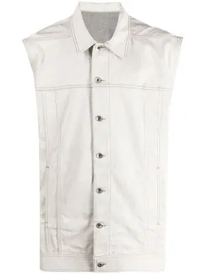 Rick Owens Sleeveless Denim Vest