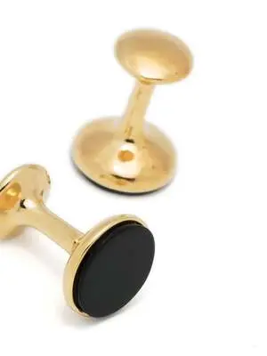 FURSAC Engraved-logo Detail Cufflinks - Gold