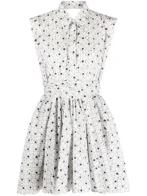 Philosophy Di Lorenzo Serafini Graphic-print A-line Dress - White