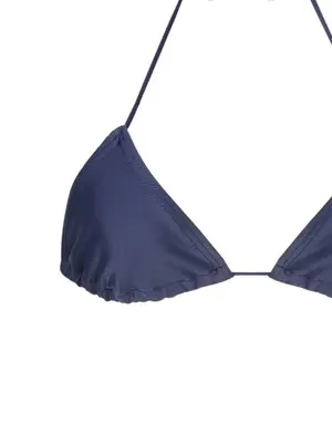 AMIR SLAMA Self-tie Bikini - Blue