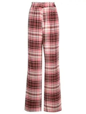 OLYMPIAH Check-pattern Trousers