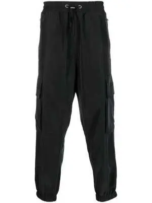 Balmain Embossed-logo Modal-blend Cargo Pants