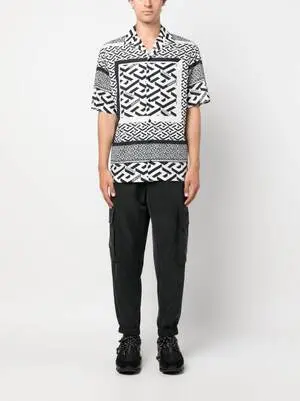 Balmain Embossed-logo Modal-blend Cargo Pants