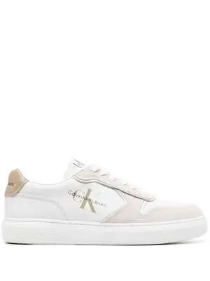 Calvin Klein Logo-embellished Low-top Sneakers - White