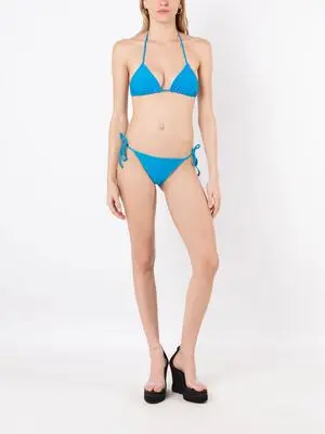 AMIR SLAMA Self-tie Bikini - Blue