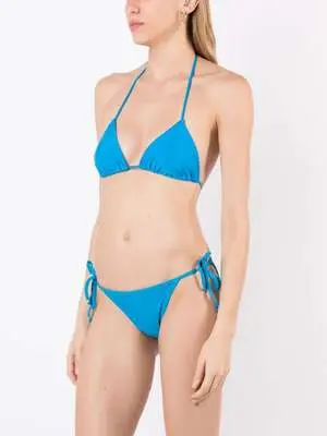 AMIR SLAMA Self-tie Bikini - Blue