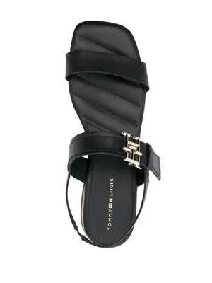 Tommy Hilfiger Logo-buckle Leather Sandals