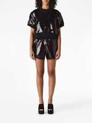 Sacai Sequin-embellished Shorts