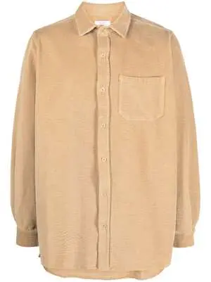 ERL Corduroy Long-sleeve Shirt - Neutrals