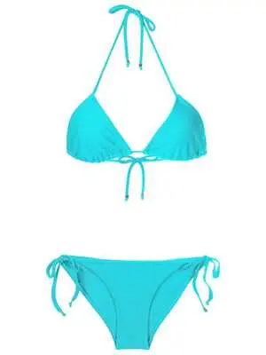 AMIR SLAMA Self-tie Bikini - Blue
