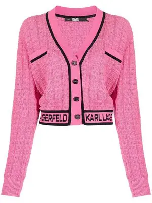 Karl Lagerfeld Cropped Cardigans For Women