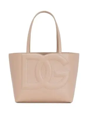 Dolce & Gabbana Small Embossed Logo Tote Bag
