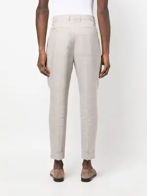 Brunello Cucinelli Check Straight-leg Trousers