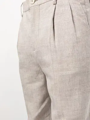 Brunello Cucinelli Check Straight-leg Trousers