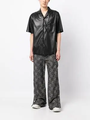 Amiri Logo-print Straight-leg Trousers
