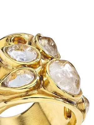 GOOSSENS Large Cachemire Rock Crystal Ring