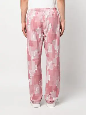 COUNTY OF MILAN Marcelo Burlon Geometric-print Trousers