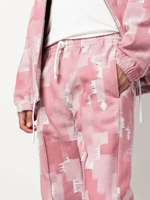 COUNTY OF MILAN Marcelo Burlon Geometric-print Trousers