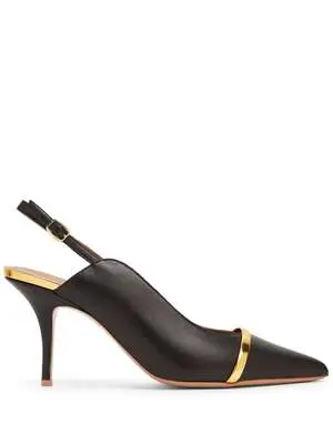 MALONE SOULIERS 85mm Sling-back Leather Pumps