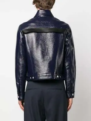 COURREGES Button-up Faux-leather Jacket
