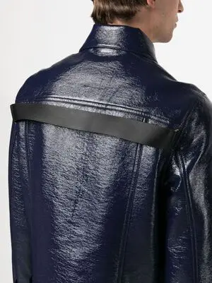 COURREGES Button-up Faux-leather Jacket