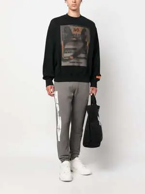 Heron Preston Logo-print Track Pants - Grey