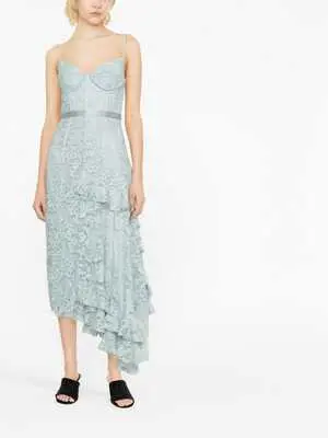 Erdem Melora Asymmetric Lace Dress