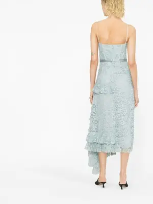 Erdem Melora Asymmetric Lace Dress