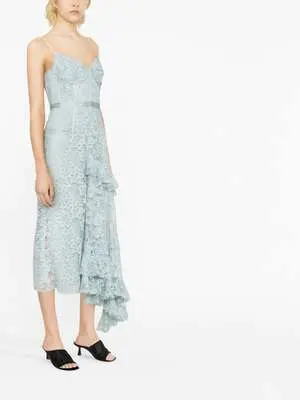 Erdem Melora Asymmetric Lace Dress