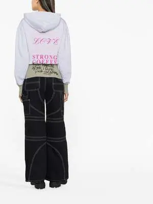 CORMIO Graphic-print Cotton Hoodie