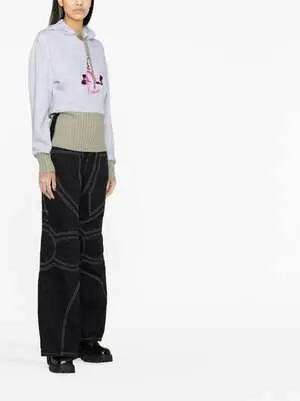 CORMIO Graphic-print Cotton Hoodie