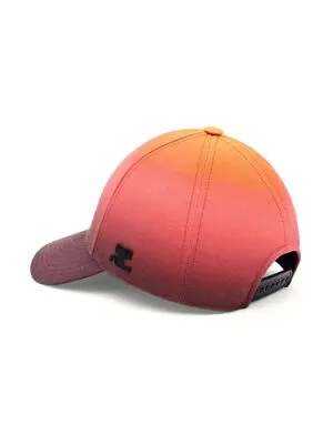 COURREGES Gradient-effect Cotton Cap